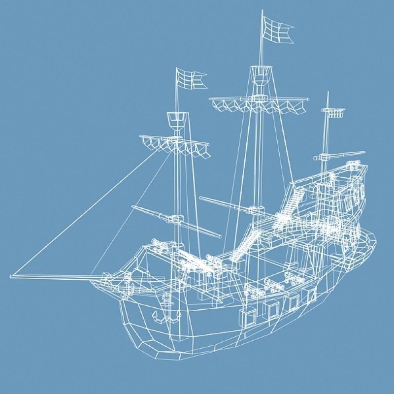 Medieval Sailing Ship 3D model | CGTrader