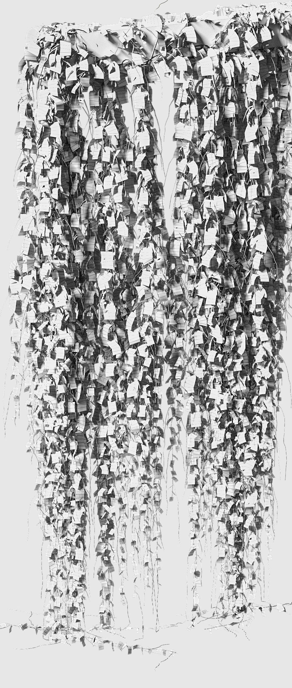 Plant leaf partition or screen 3D model | CGTrader