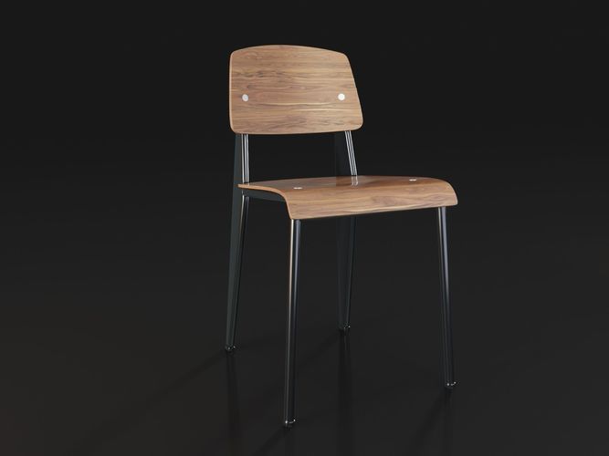 Vitra Standard Chair 3D model | CGTrader