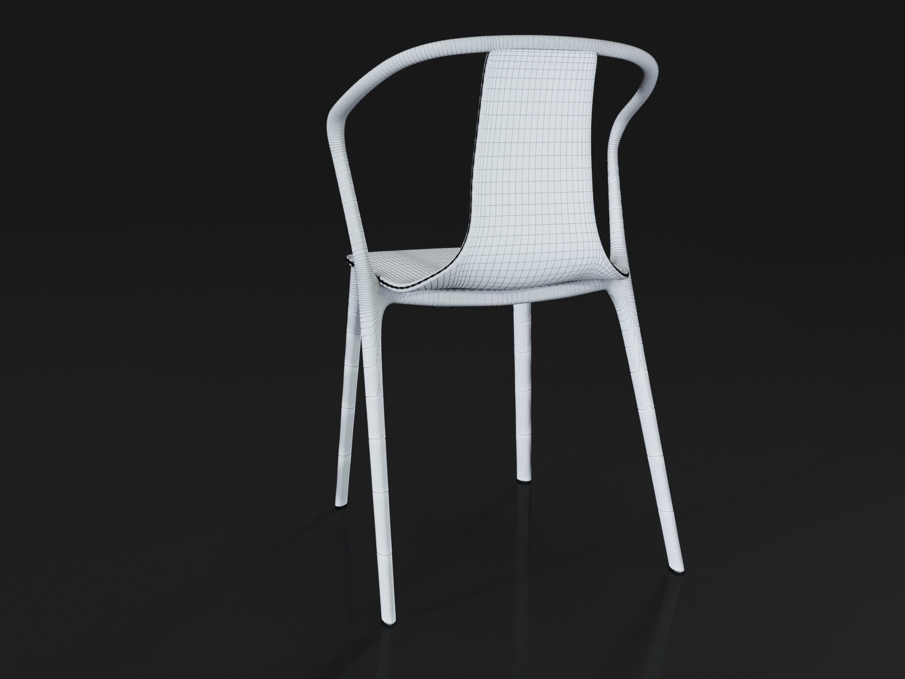 Belleville Armchair 3D model | CGTrader