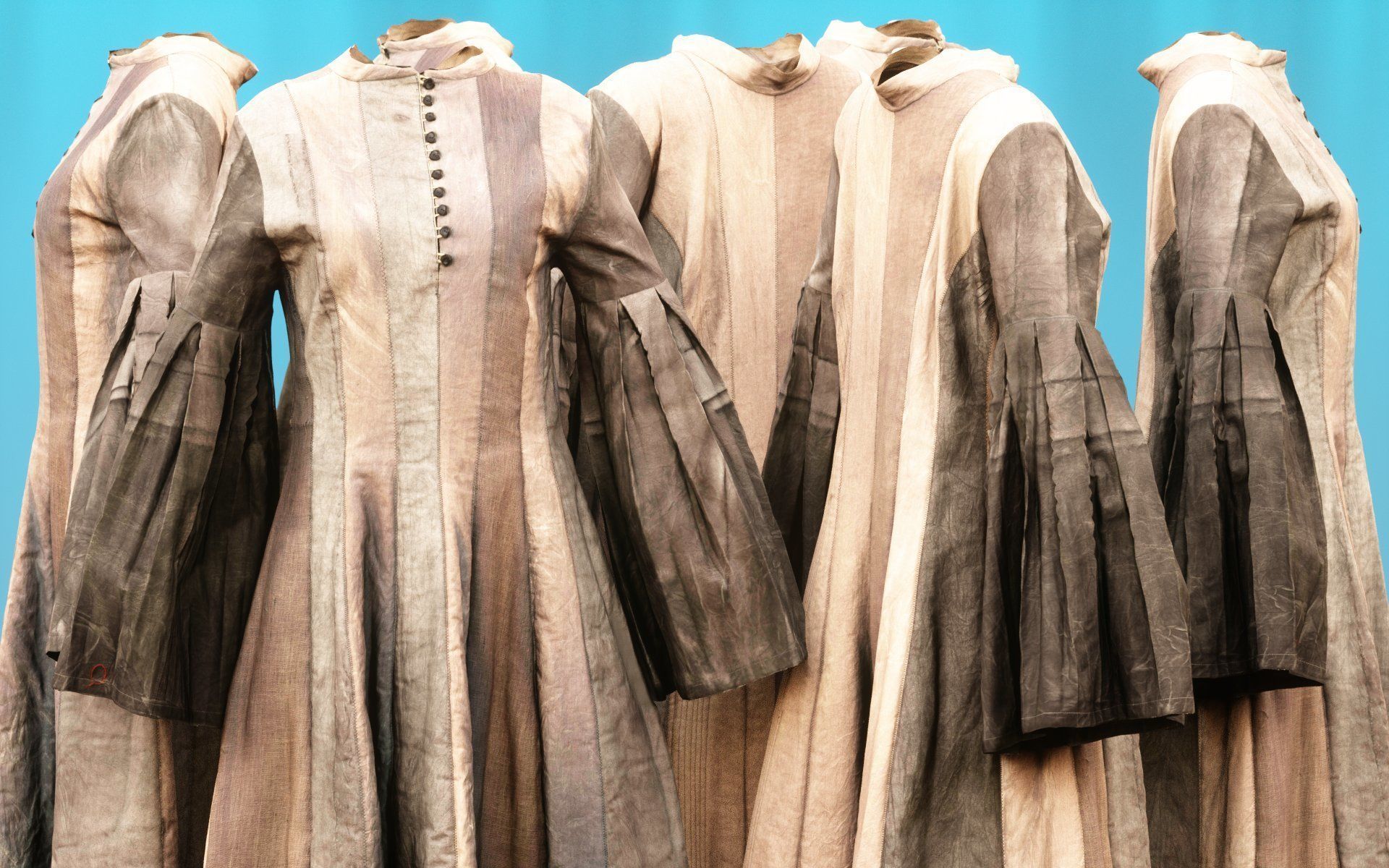 3D model Multi Panel Dress VR / AR / low-poly | CGTrader