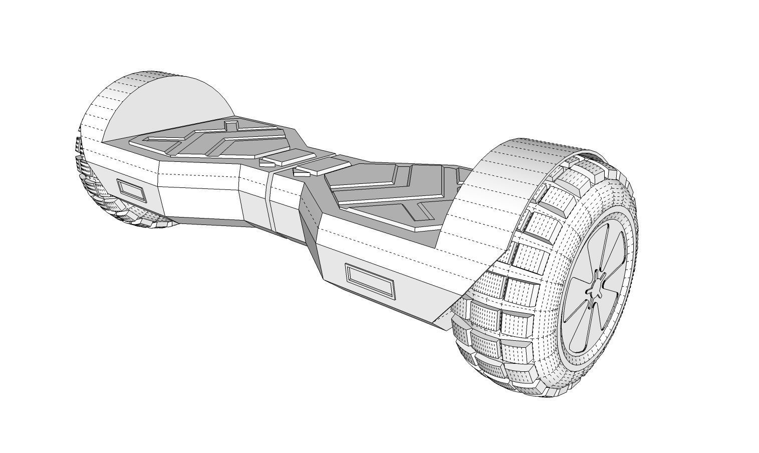 Hoverboard 3D model | CGTrader