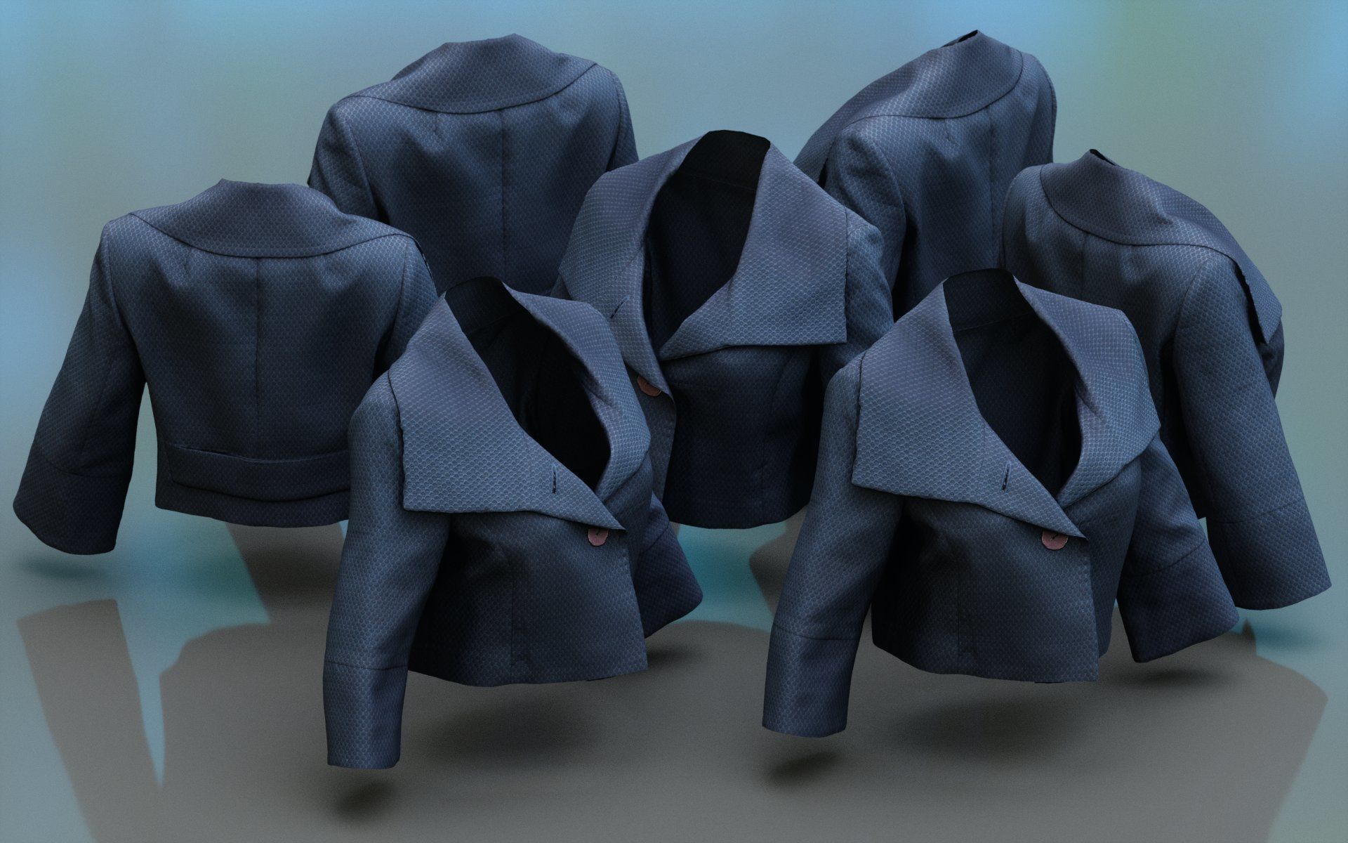 Mini Stylish Jacket Top 3D model | CGTrader