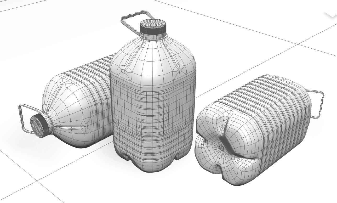 5L plastic bottle 3D model | CGTrader