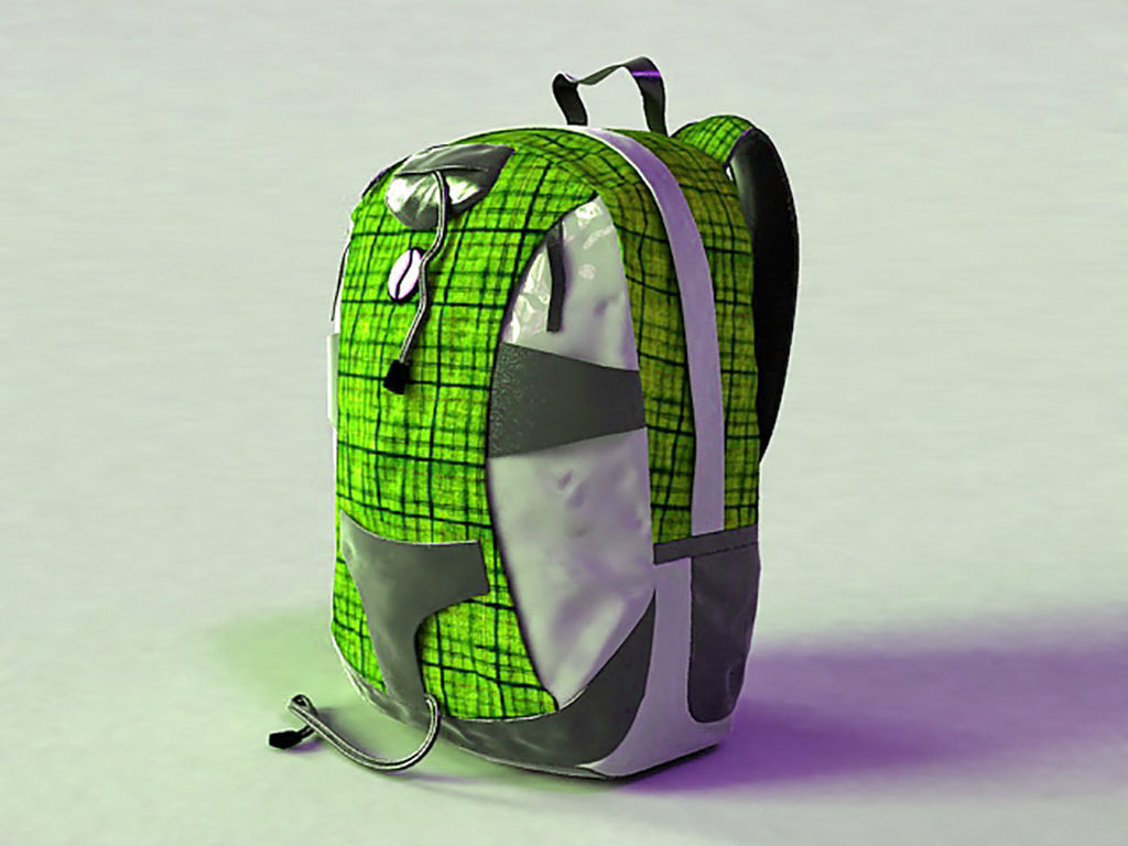 School bag 3D model | CGTrader