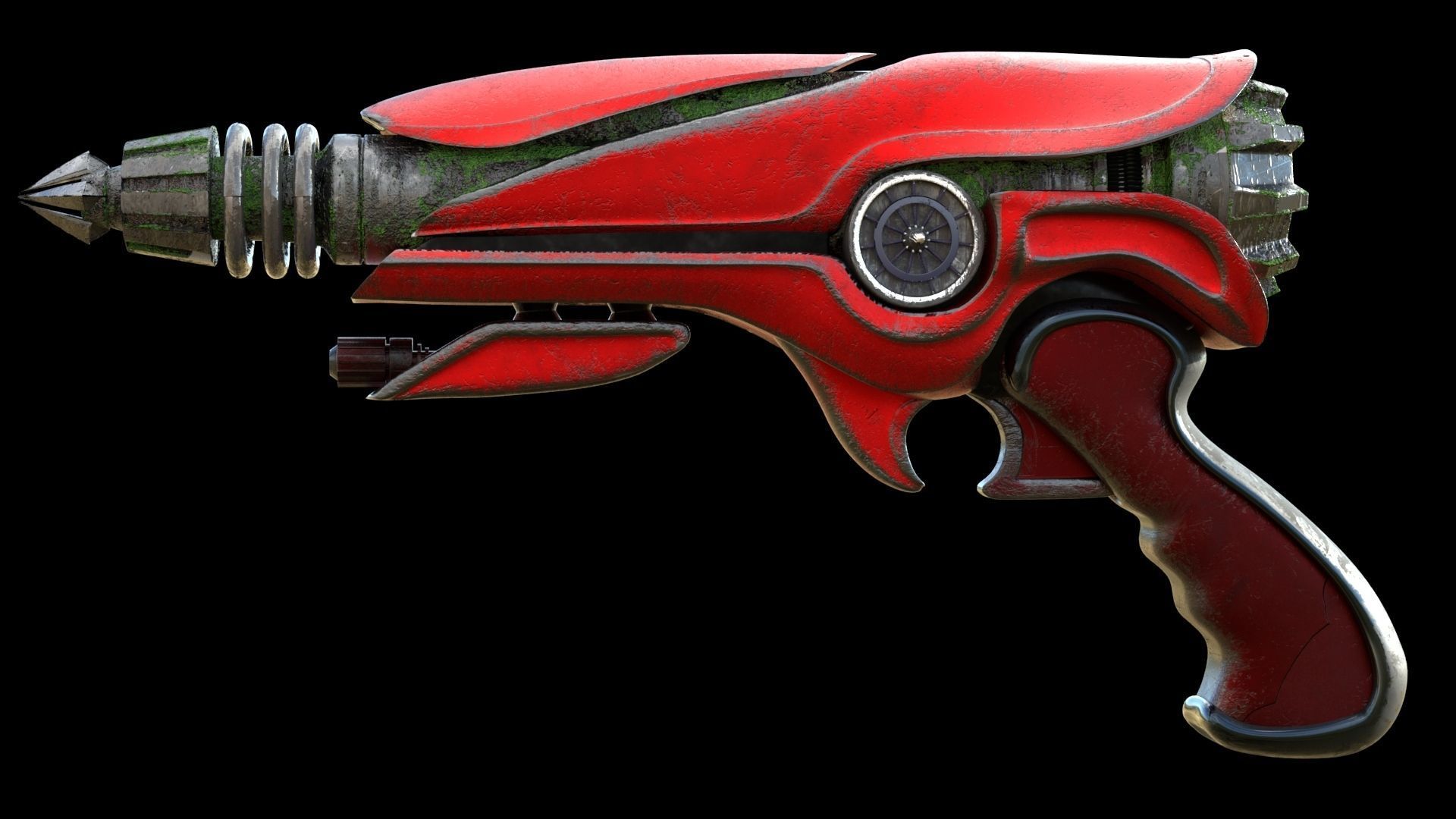 3D model Futuristic Raygun VR / AR / low-poly | CGTrader