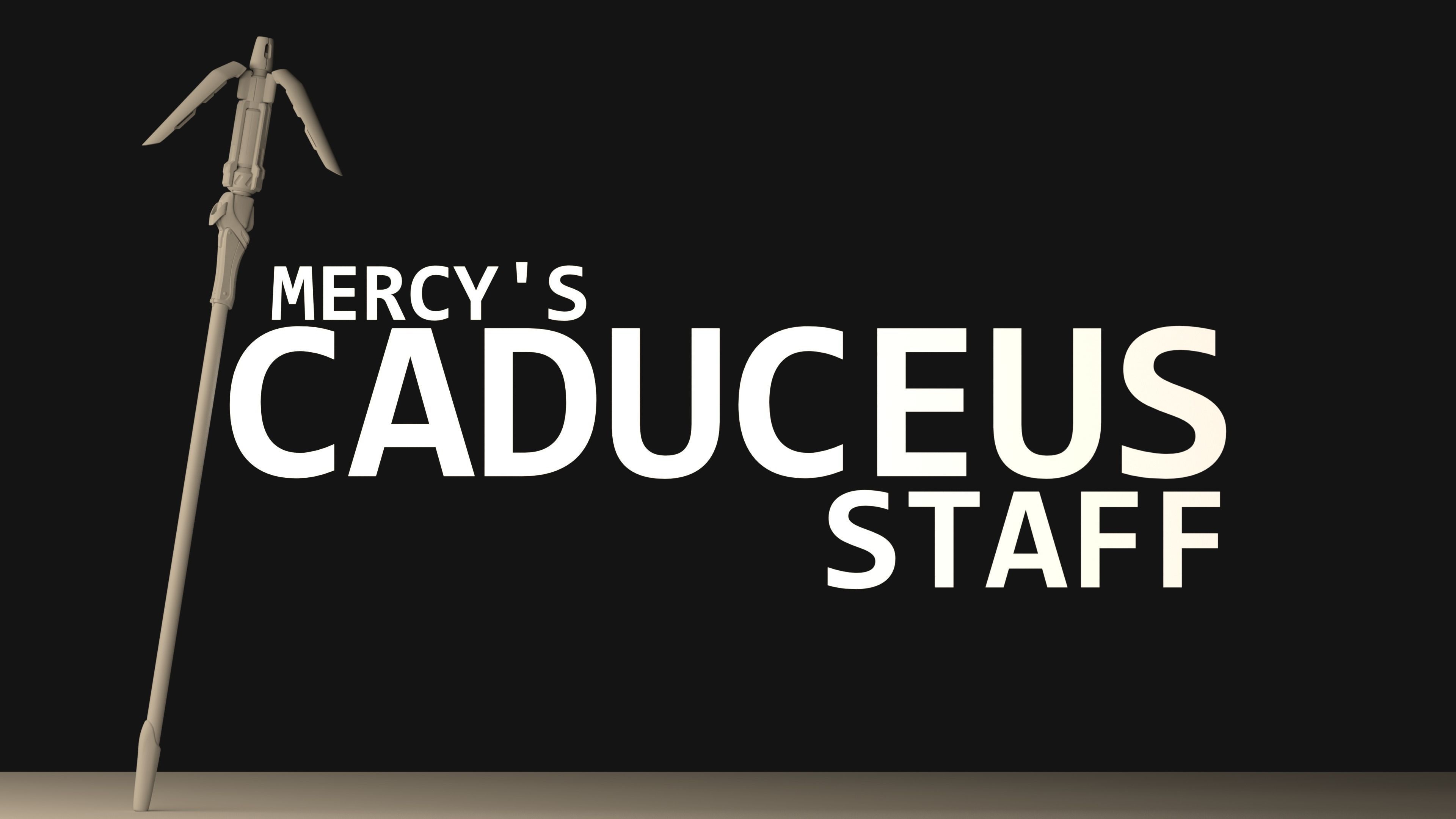 Caduceus Staff 3D model animated | CGTrader