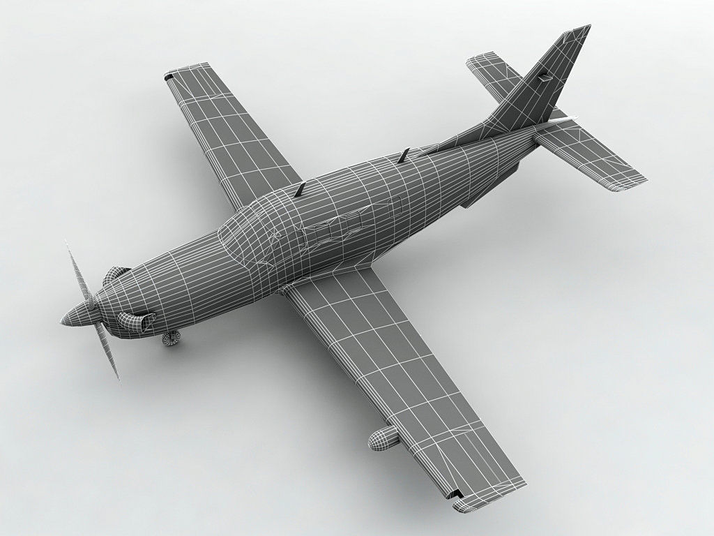 3D model Socata TBM 700 Aircraft VR / AR / low-poly | CGTrader