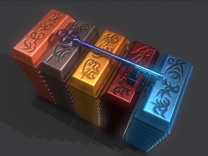 3D model fantasy ingot VR / AR / low-poly | CGTrader