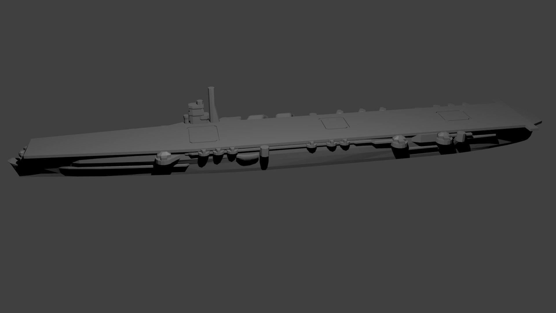 Japanese Aircraft Carrier Soryu 3D model 3D printable | CGTrader