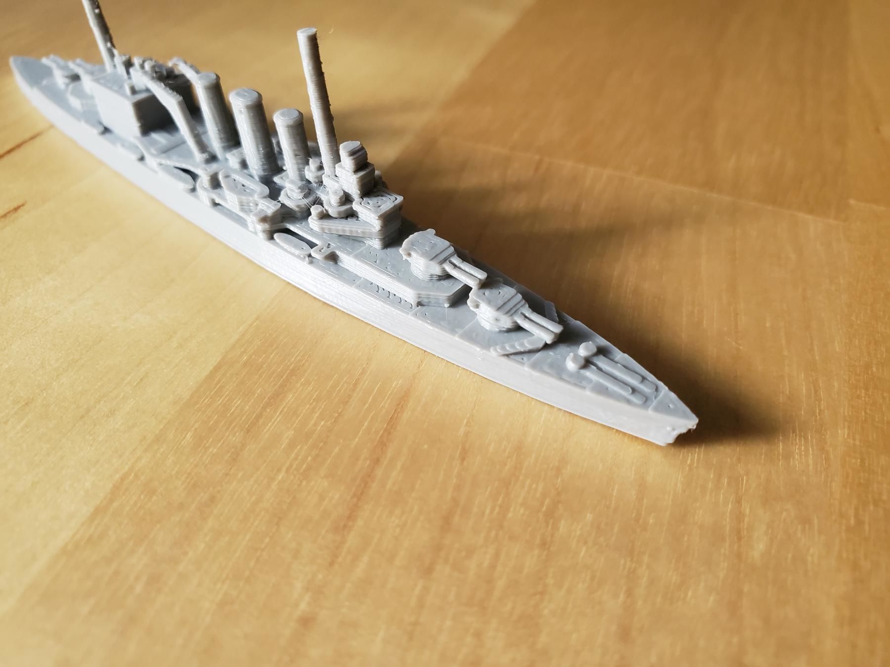 British County Kent Class Cruiser Warship 3D model 3D printable | CGTrader