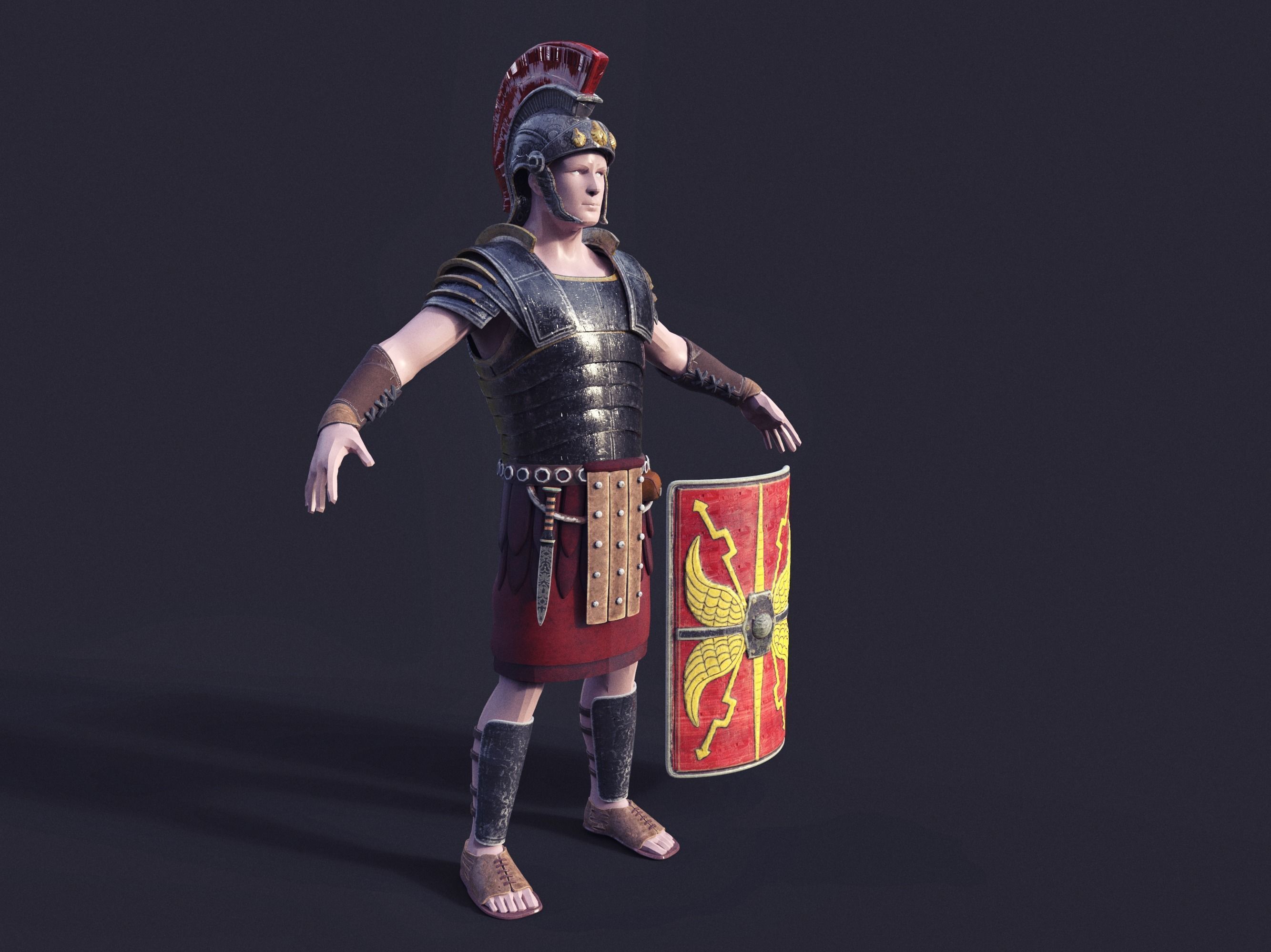 Roman Model 3D model | CGTrader
