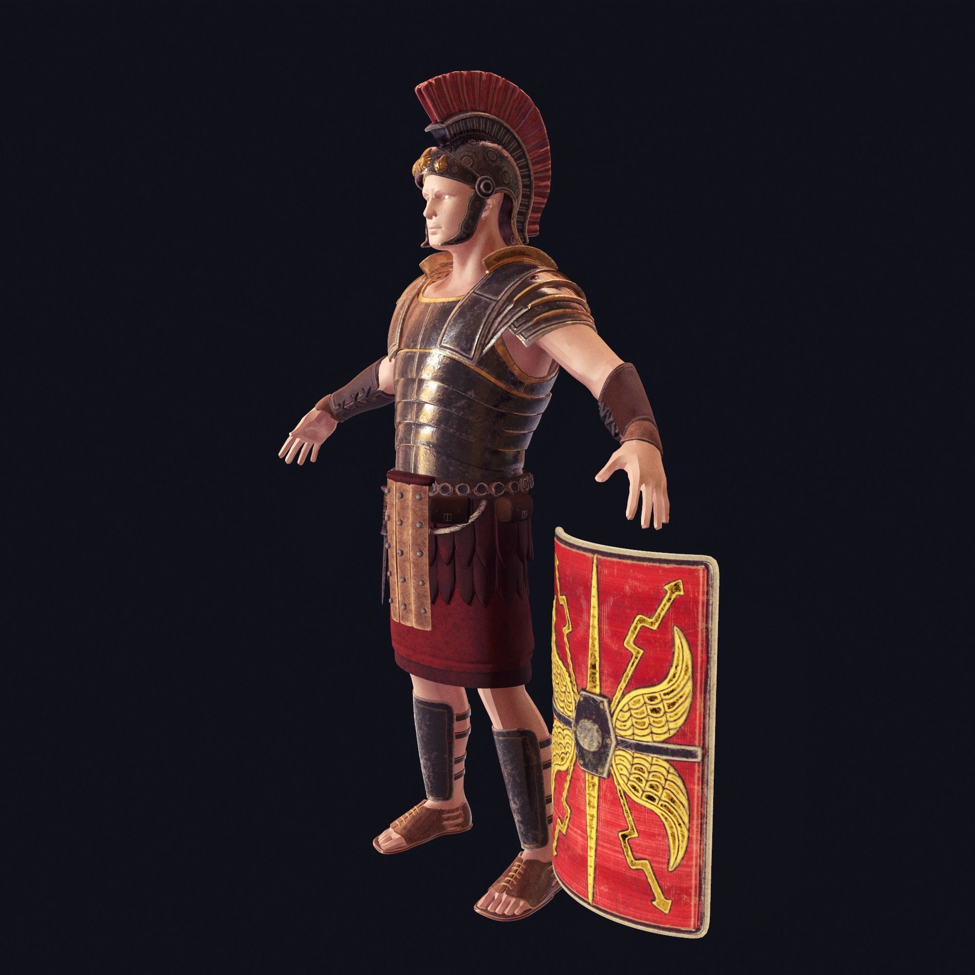 Roman Model 3D model | CGTrader