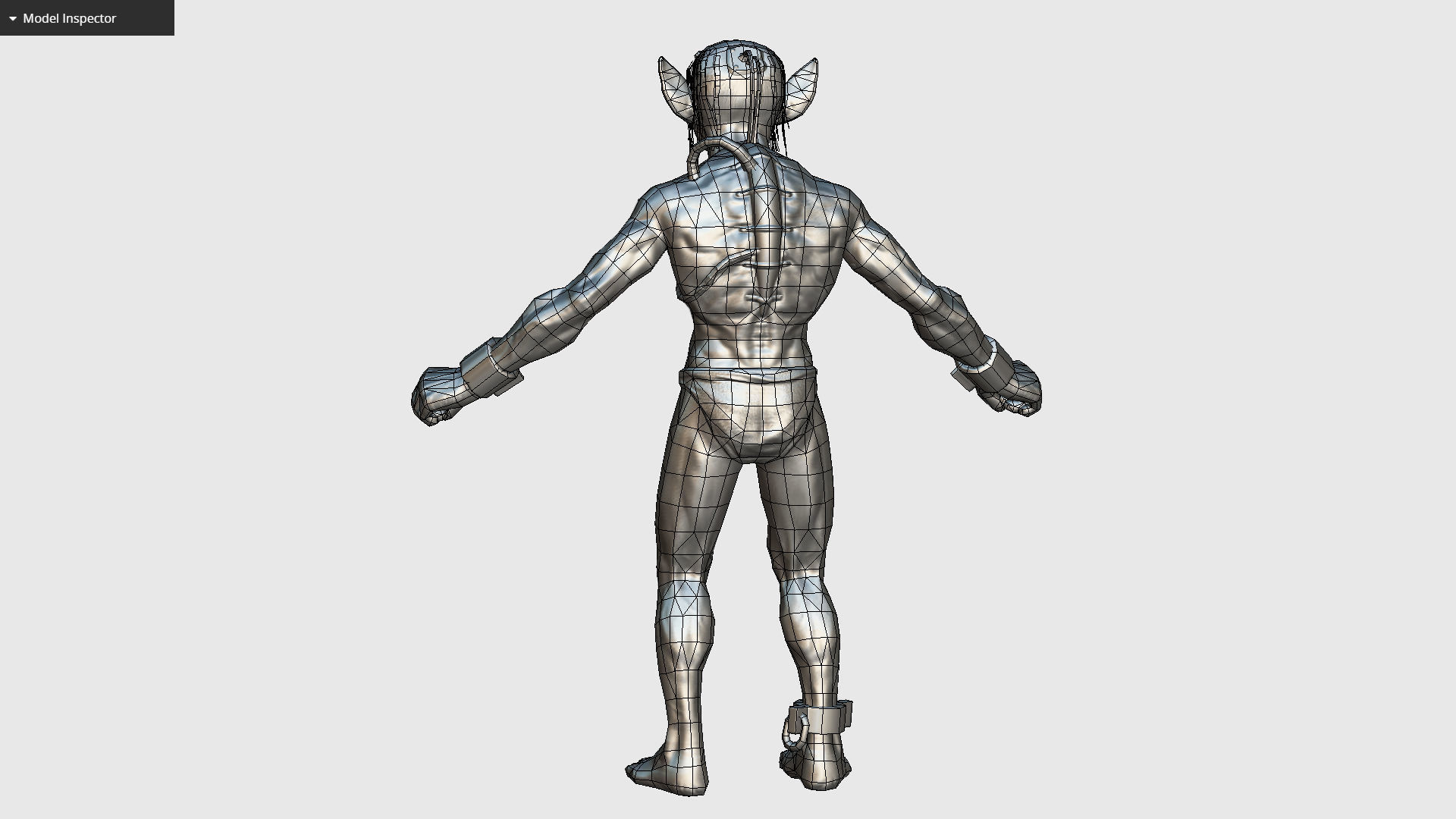 3D model Game Character Gorllum Alien Troll Mutant VR / AR / low-poly ...