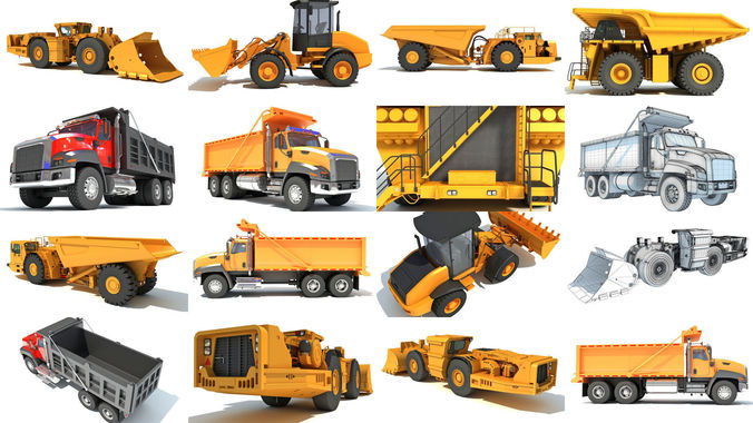 Mining Vehicles 3D Models | CGTrader