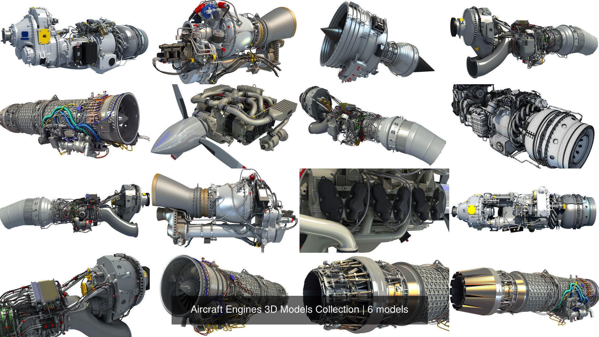 Aircraft Engines 3D Models Collection | CGTrader