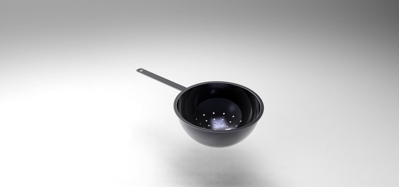 Colander pot free 3D model | CGTrader
