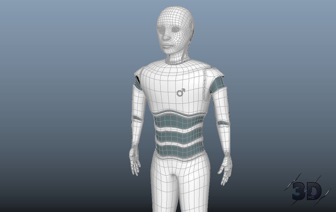 Robot humanoid 3D model | CGTrader