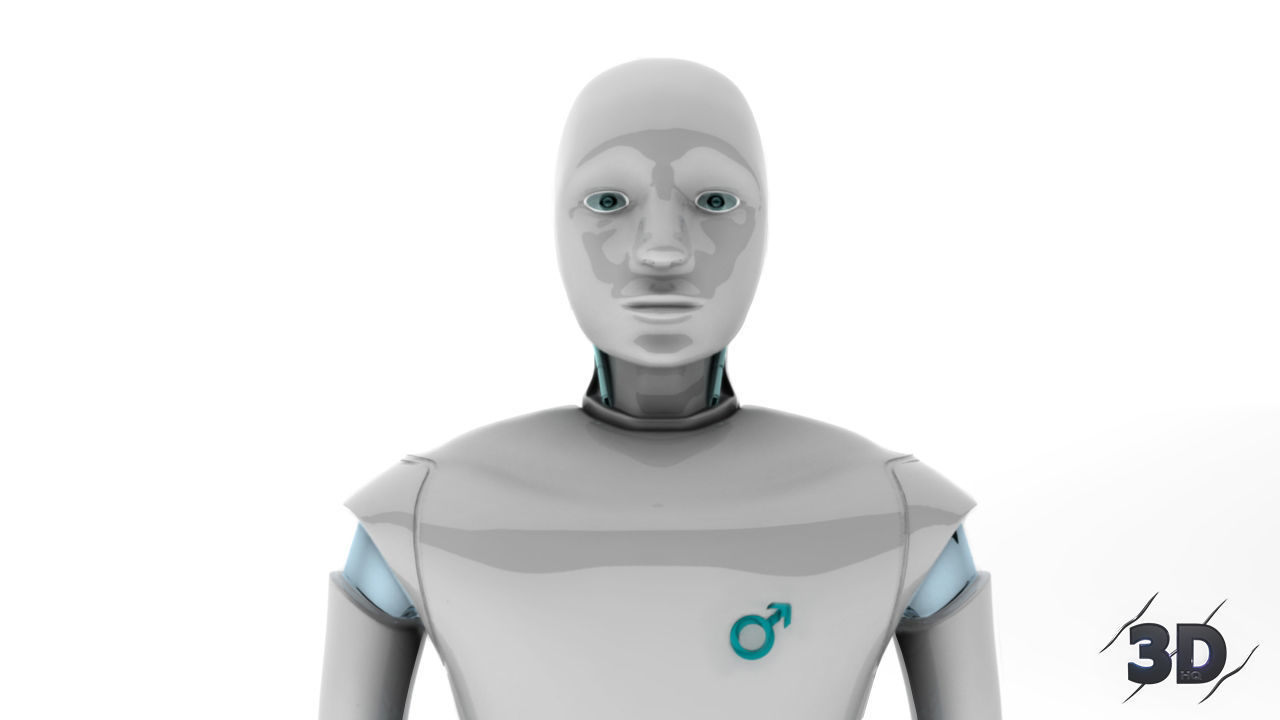 Robot humanoid 3D model | CGTrader