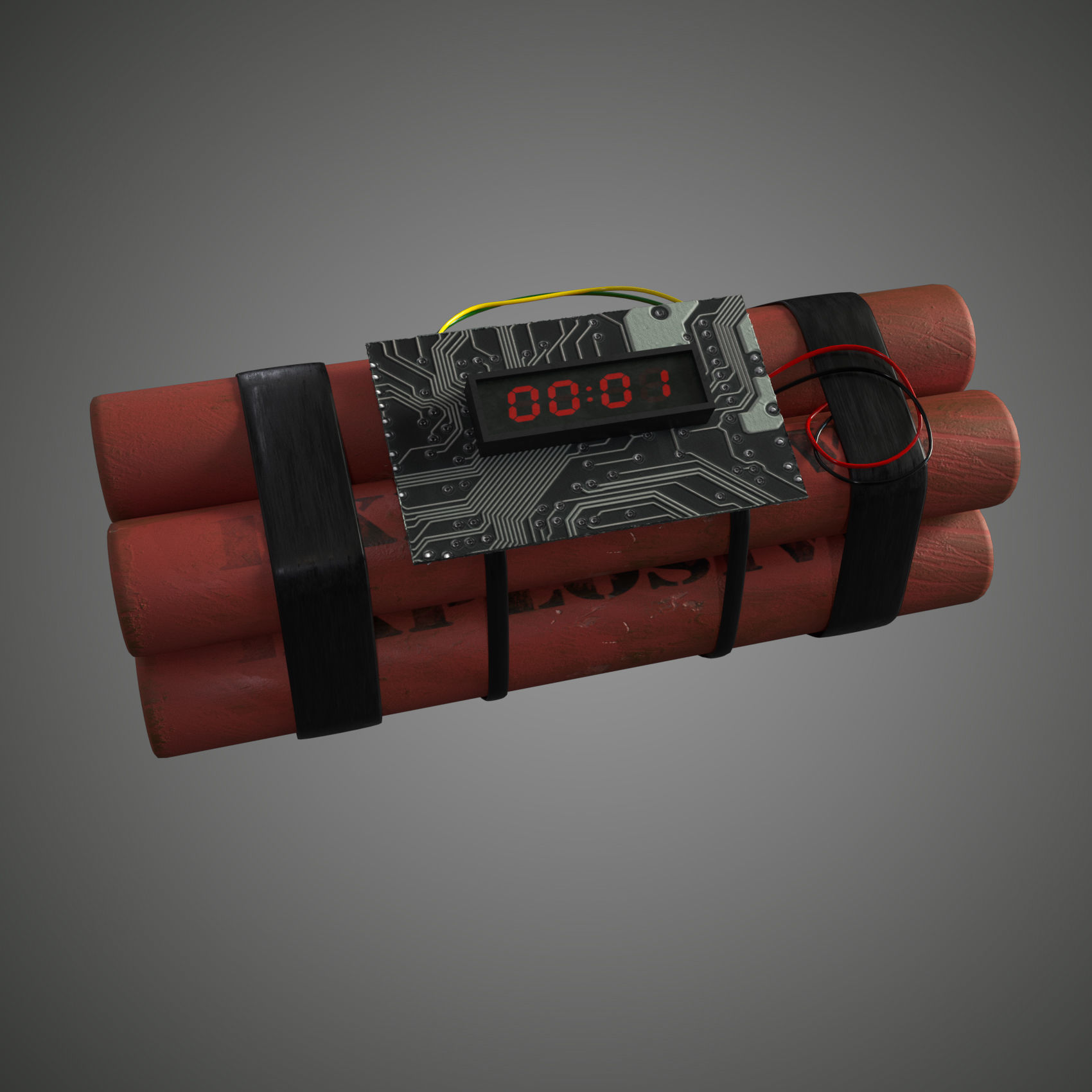 3D model dynamite VR / AR / low-poly | CGTrader