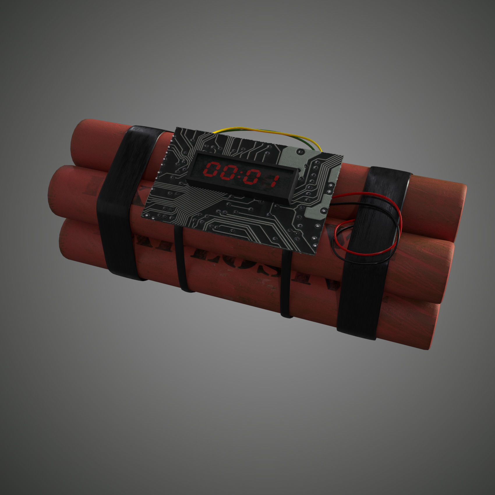 3D model dynamite VR / AR / low-poly | CGTrader