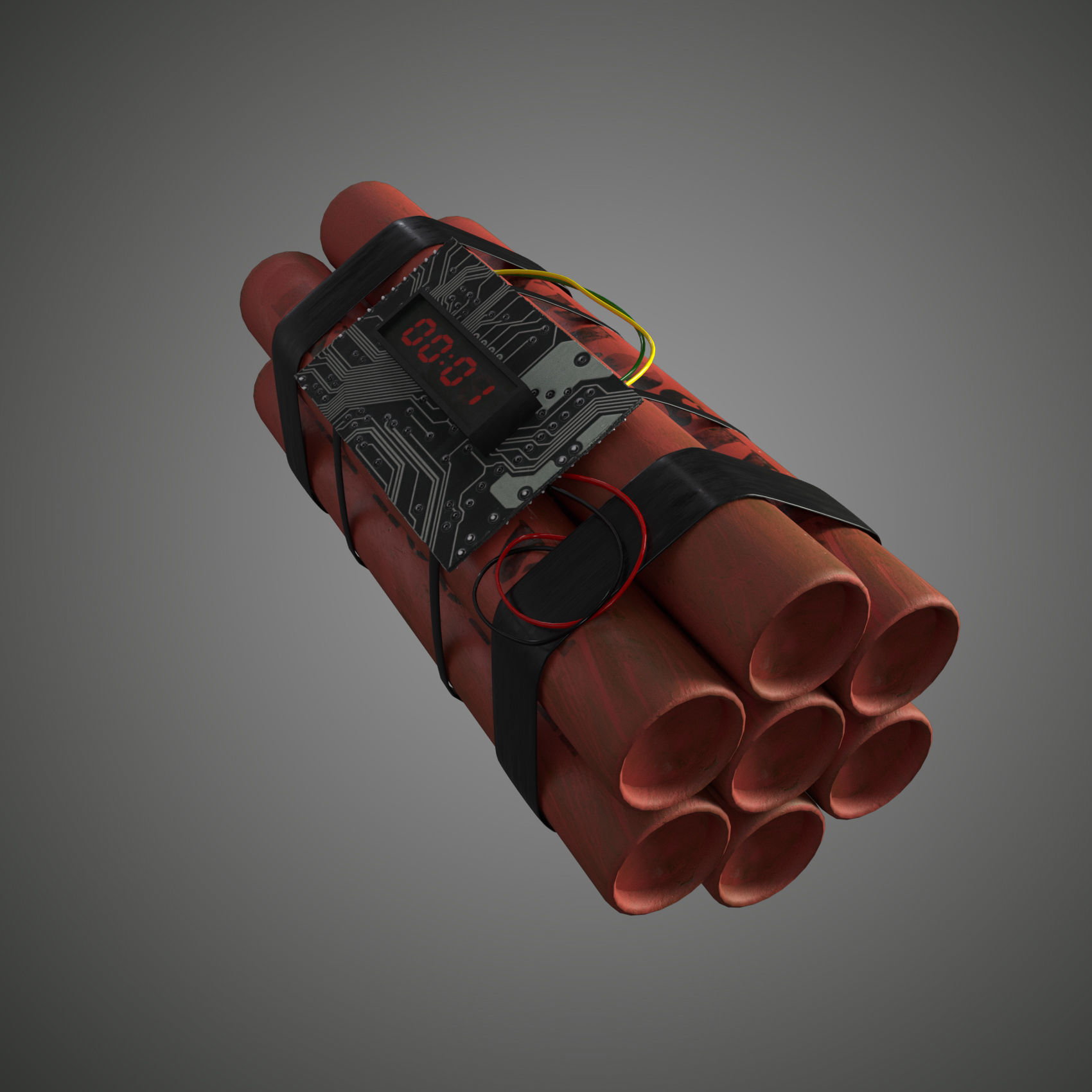 3D model dynamite VR / AR / low-poly | CGTrader
