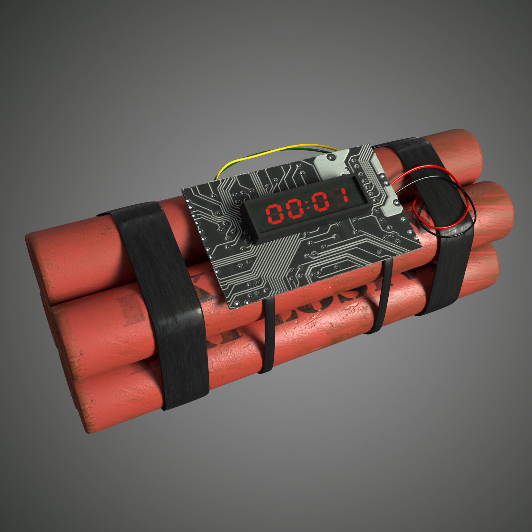 3D model dynamite VR / AR / low-poly | CGTrader