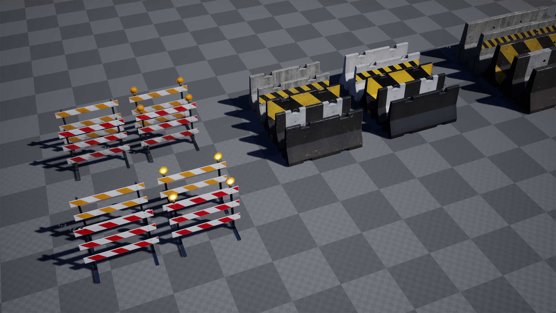 3D model Traffic barriers VR / AR / low-poly | CGTrader
