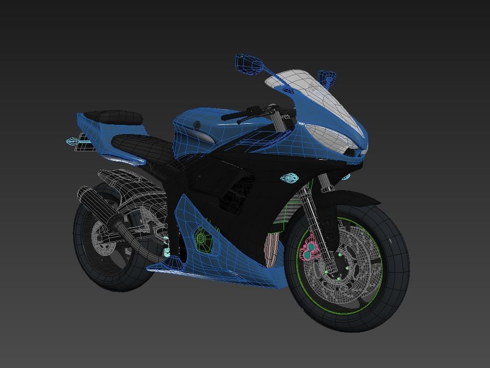 Yamaha R6 3D model | CGTrader