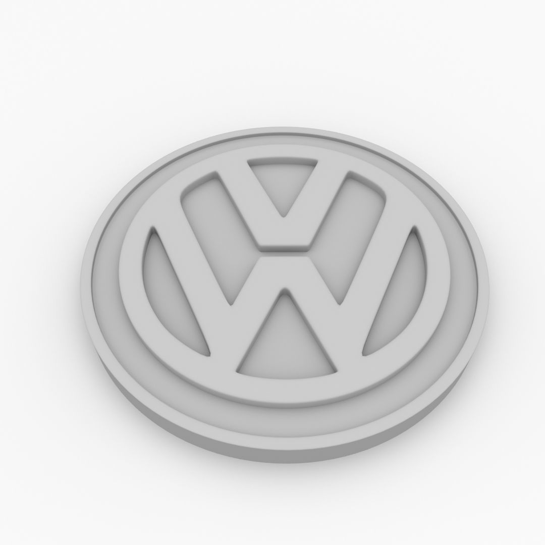 Volkswagen Logo 3D model | CGTrader