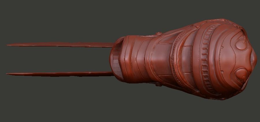 Fugitive Predator Gauntlet computer and blades 3D model | CGTrader