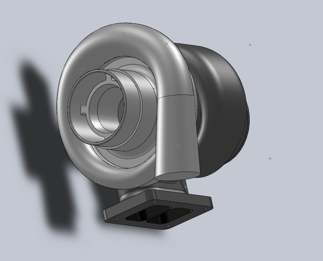 Garret GT45 free 3D model | CGTrader