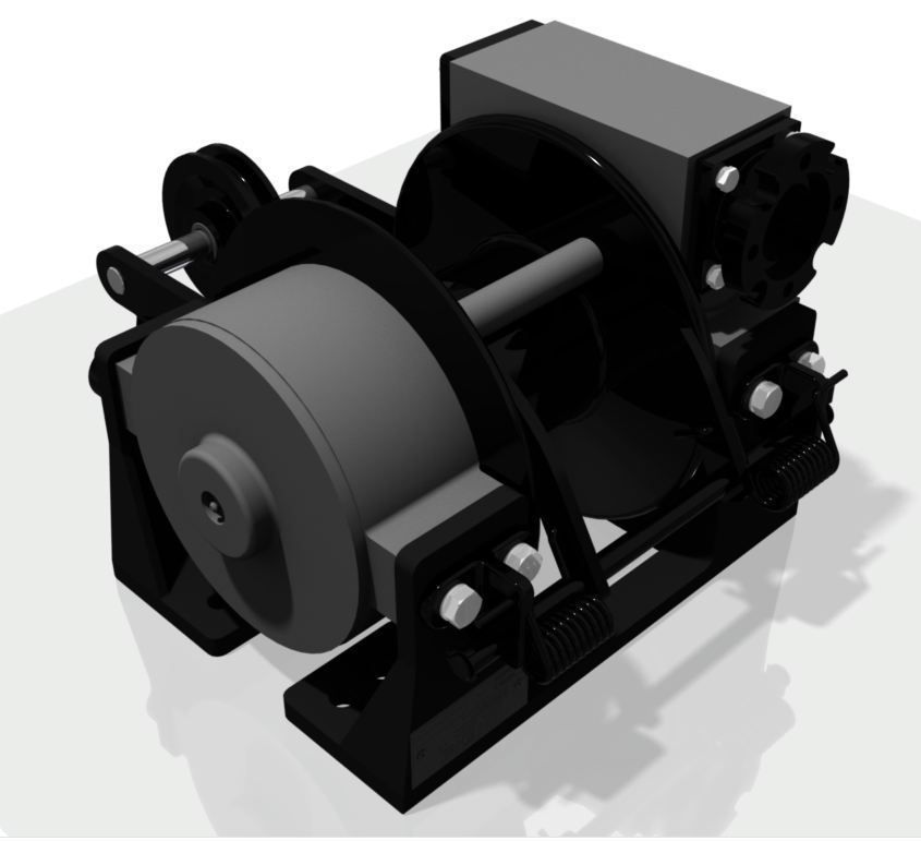 Winch cable 3t free 3D model | CGTrader