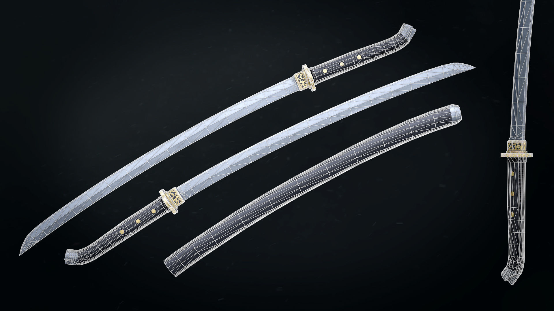 3D model Tactical melee wepon collection VR / AR / low-poly | CGTrader