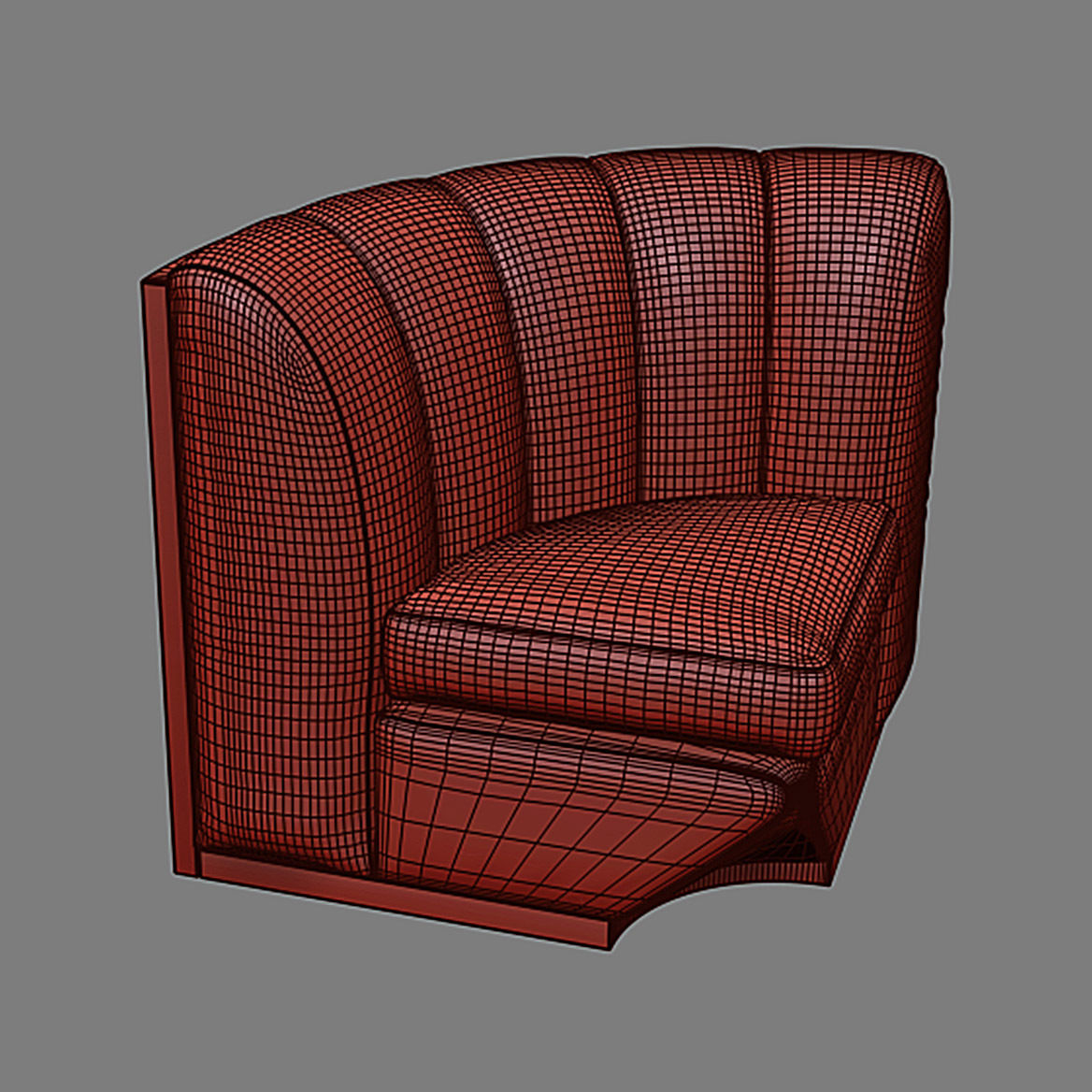 VIENNA Modular Banquet Seating 3D model | CGTrader