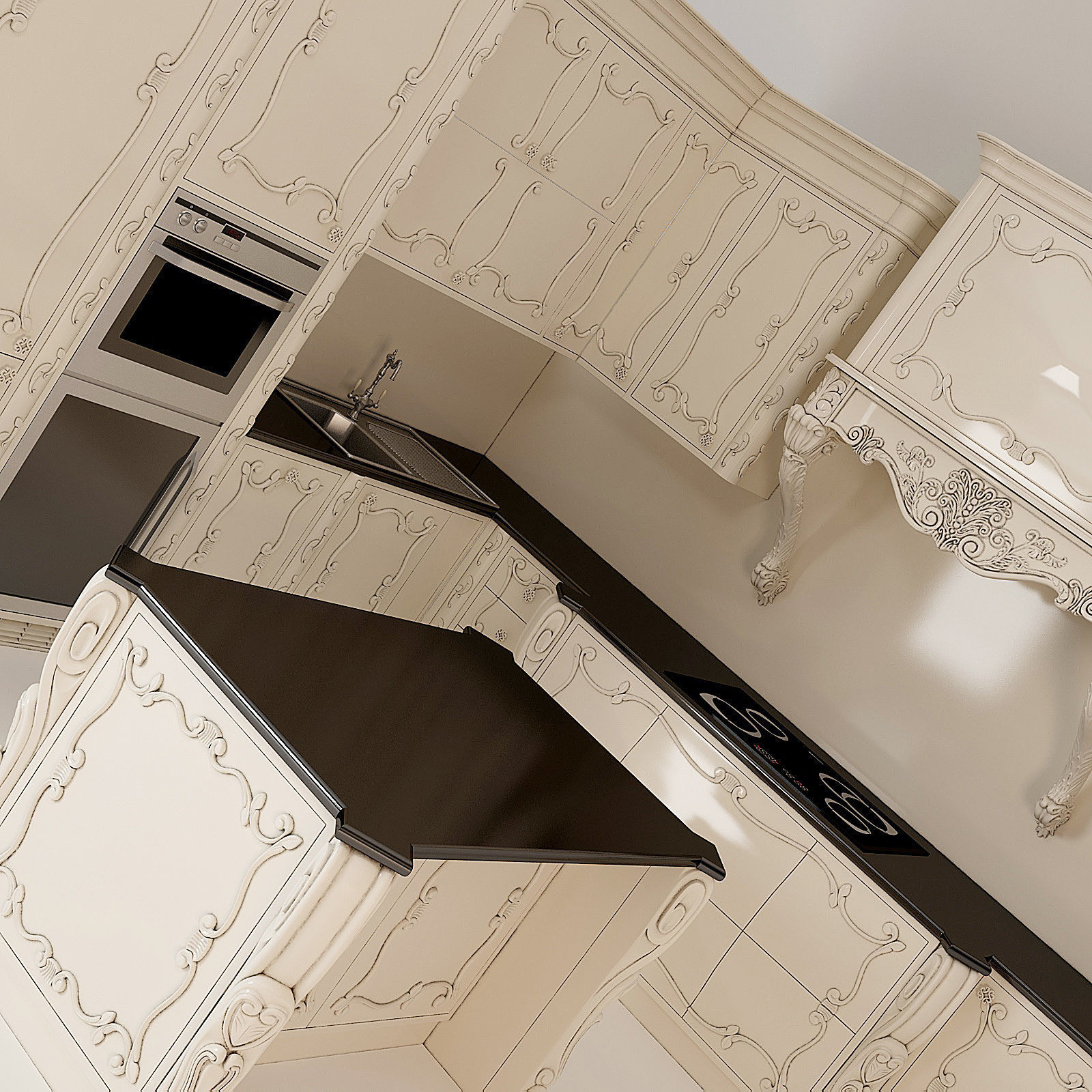 Kitchen Giorgio Piotto Gio Set 3D model | CGTrader