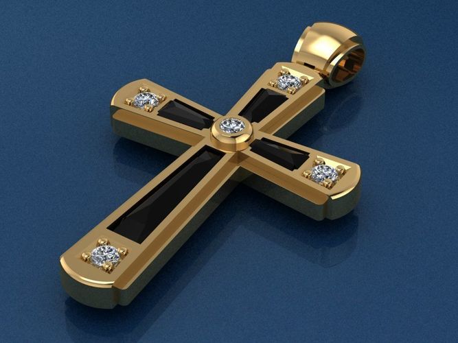 Cross christian 3D model 3D printable | CGTrader