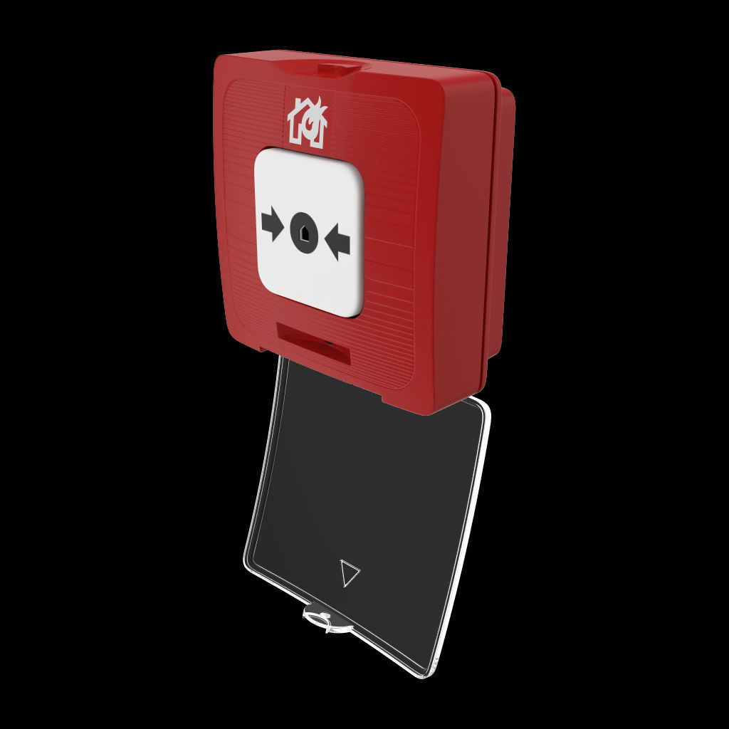 Fire alarm Set 3D model | CGTrader