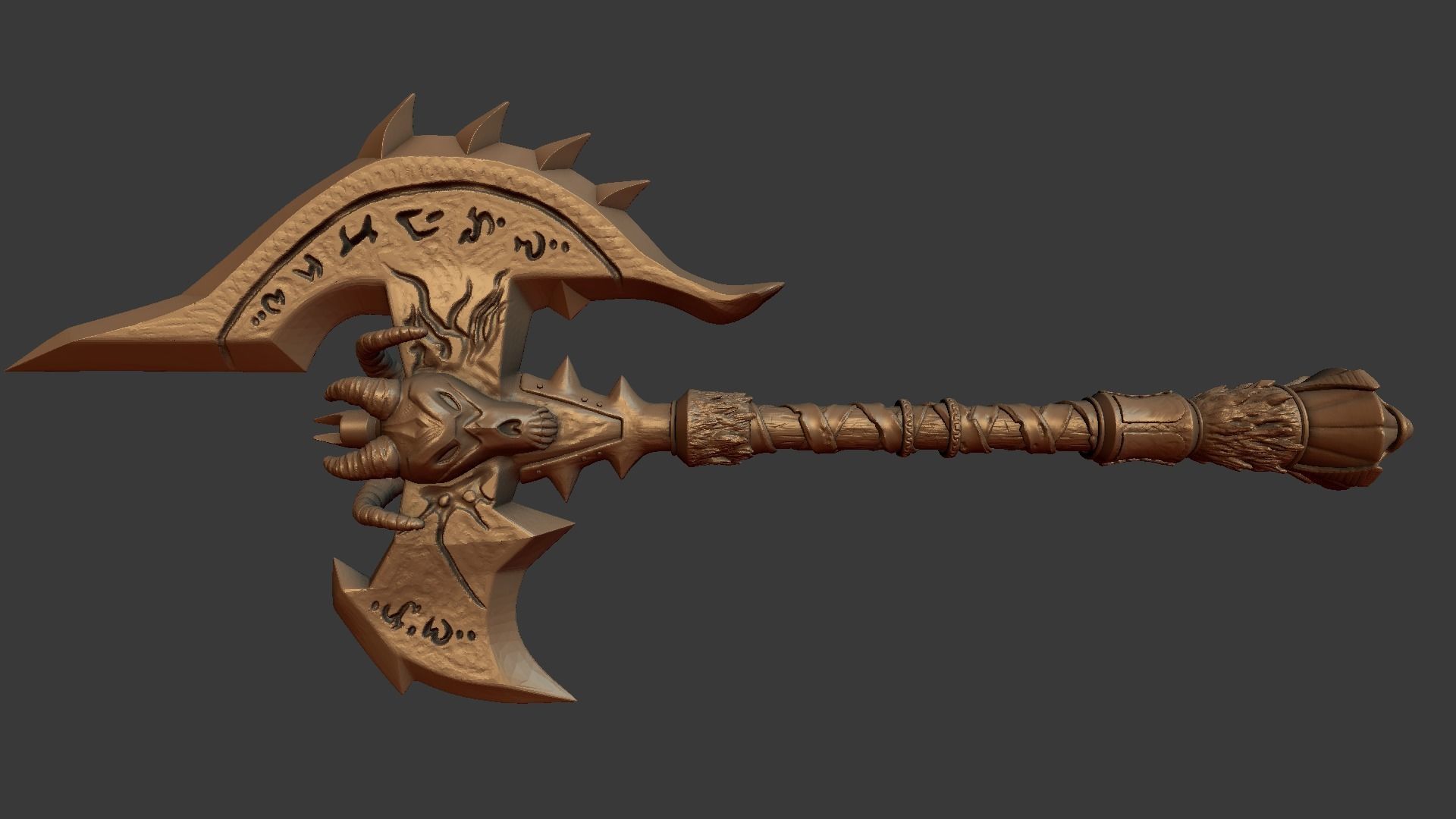 3D model Shadowmourne Axe VR / AR / low-poly | CGTrader