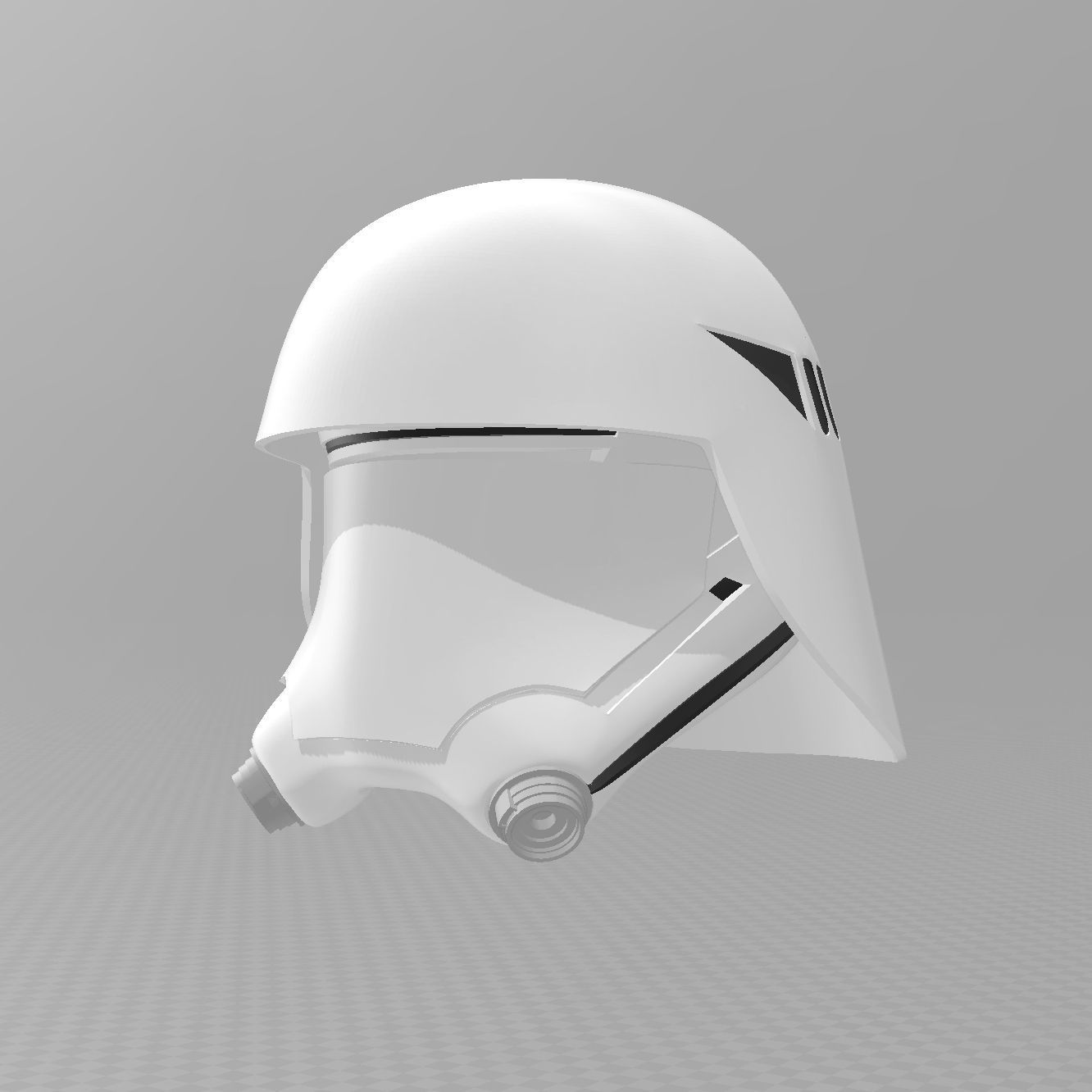 Star Wars TFA First Order SnowTrooper Flametrooper Helmet 3D model 3D ...