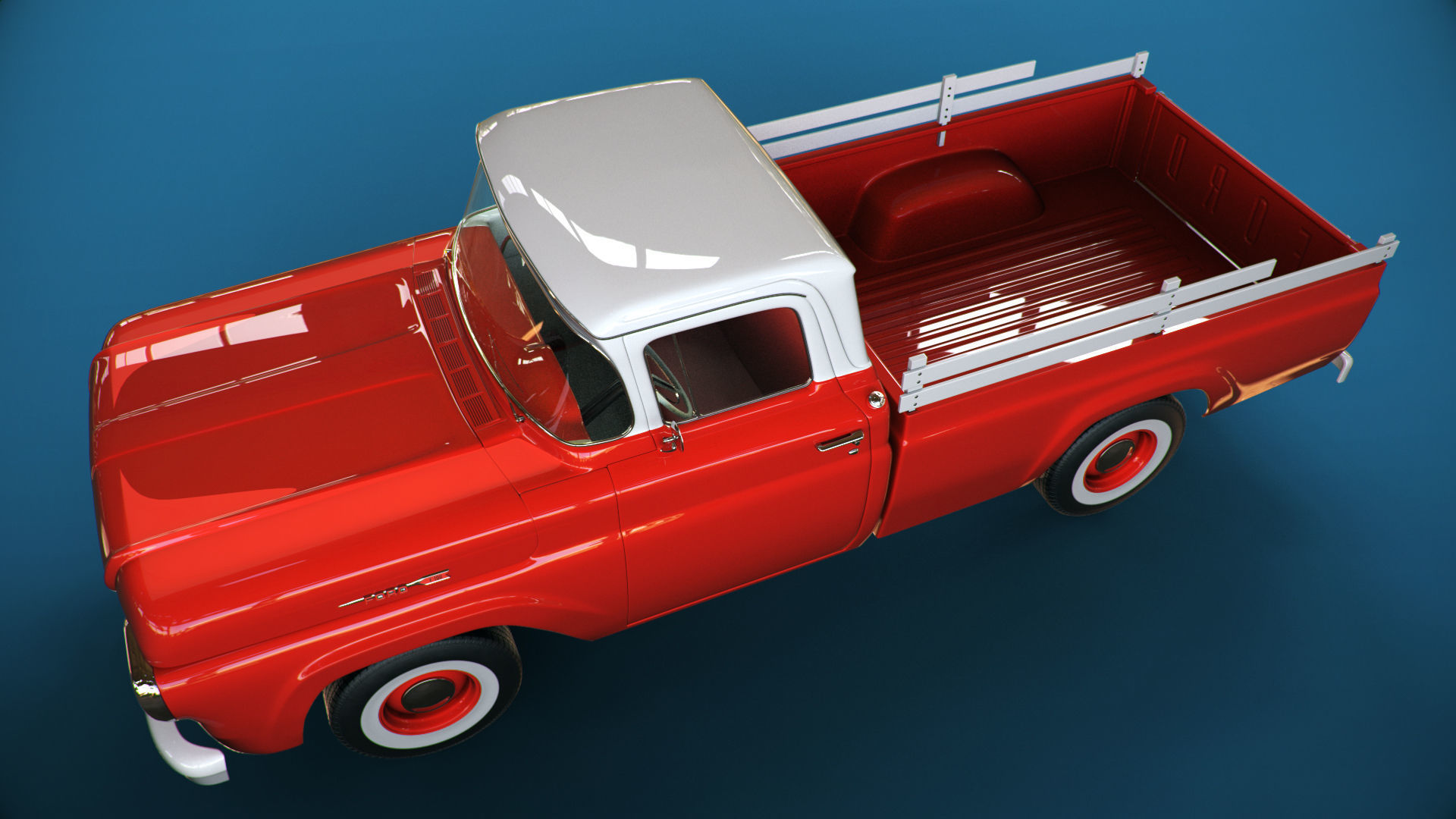Ford F100 3D model | CGTrader