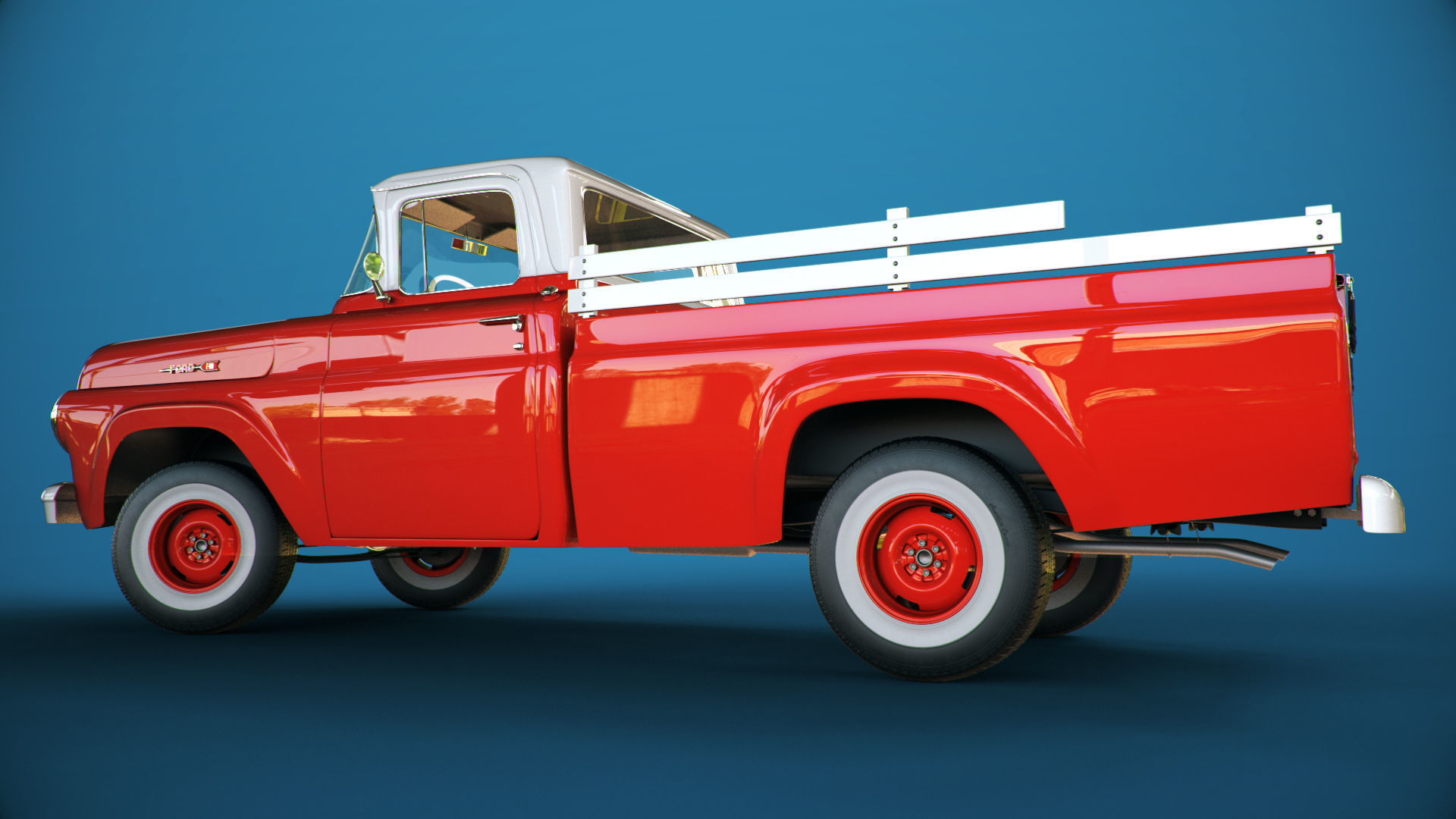 Ford F100 3D model | CGTrader