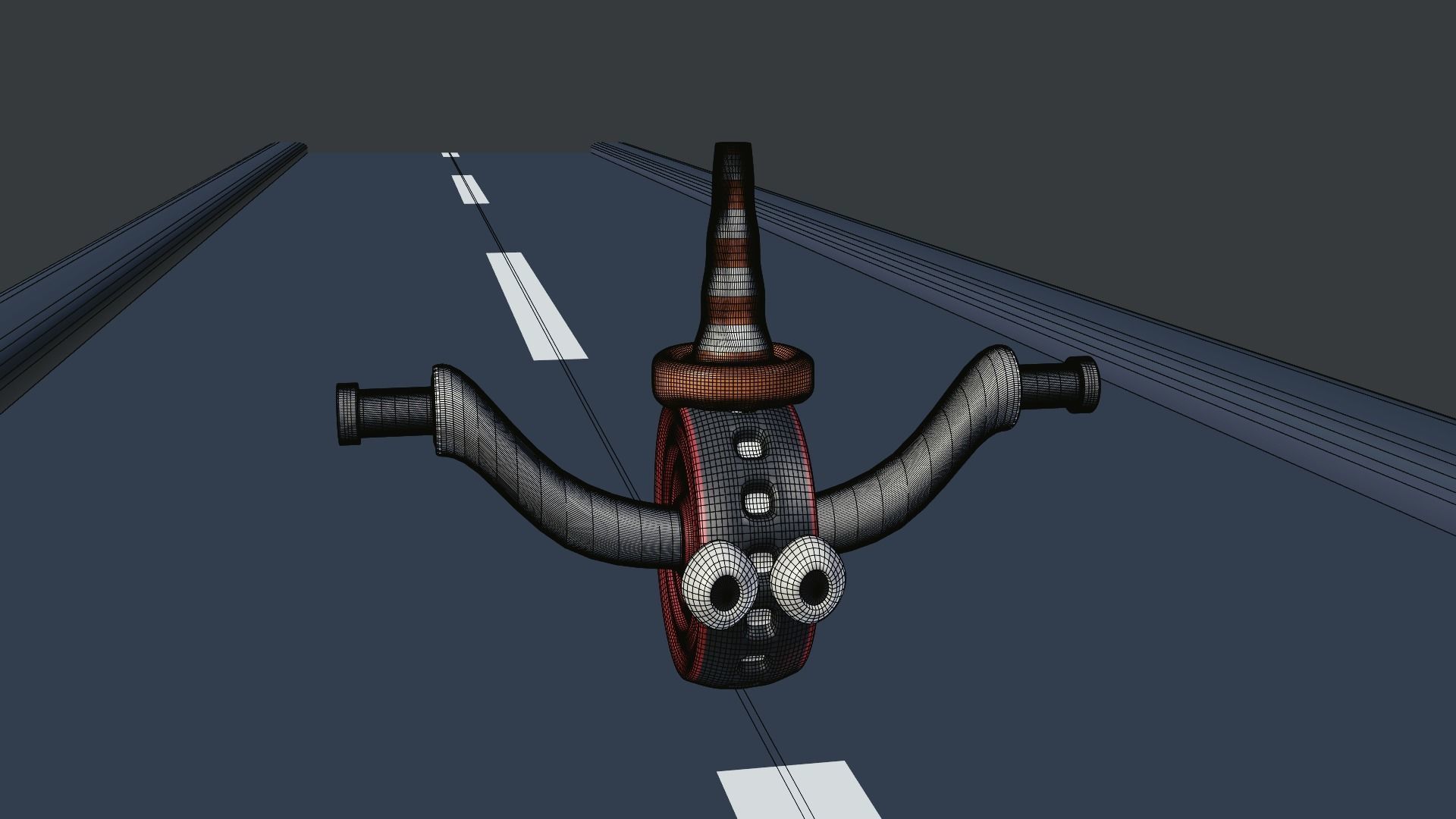 Wheelie Character free 3D model | CGTrader