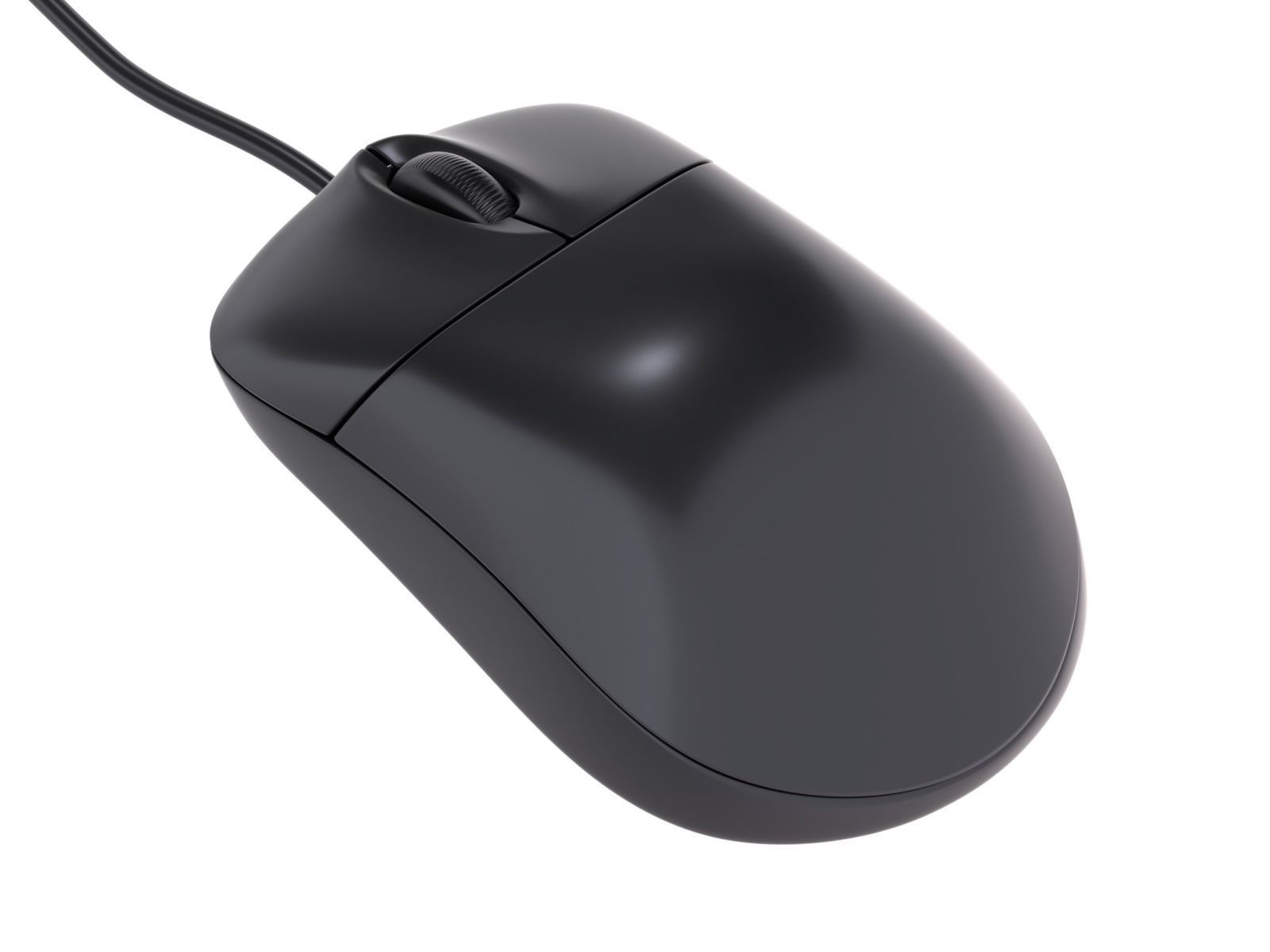 Computer Mouse with USB Plug 3D model | CGTrader