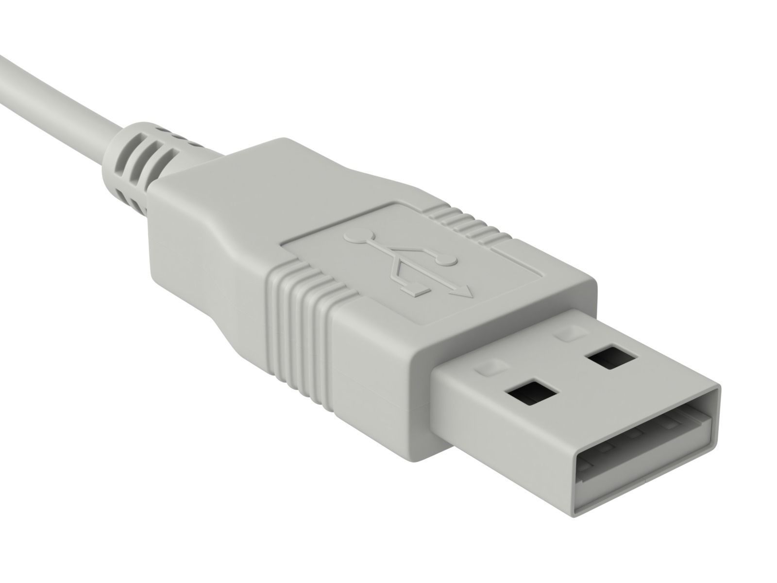 Computer Mouse with USB Plug 3D model | CGTrader