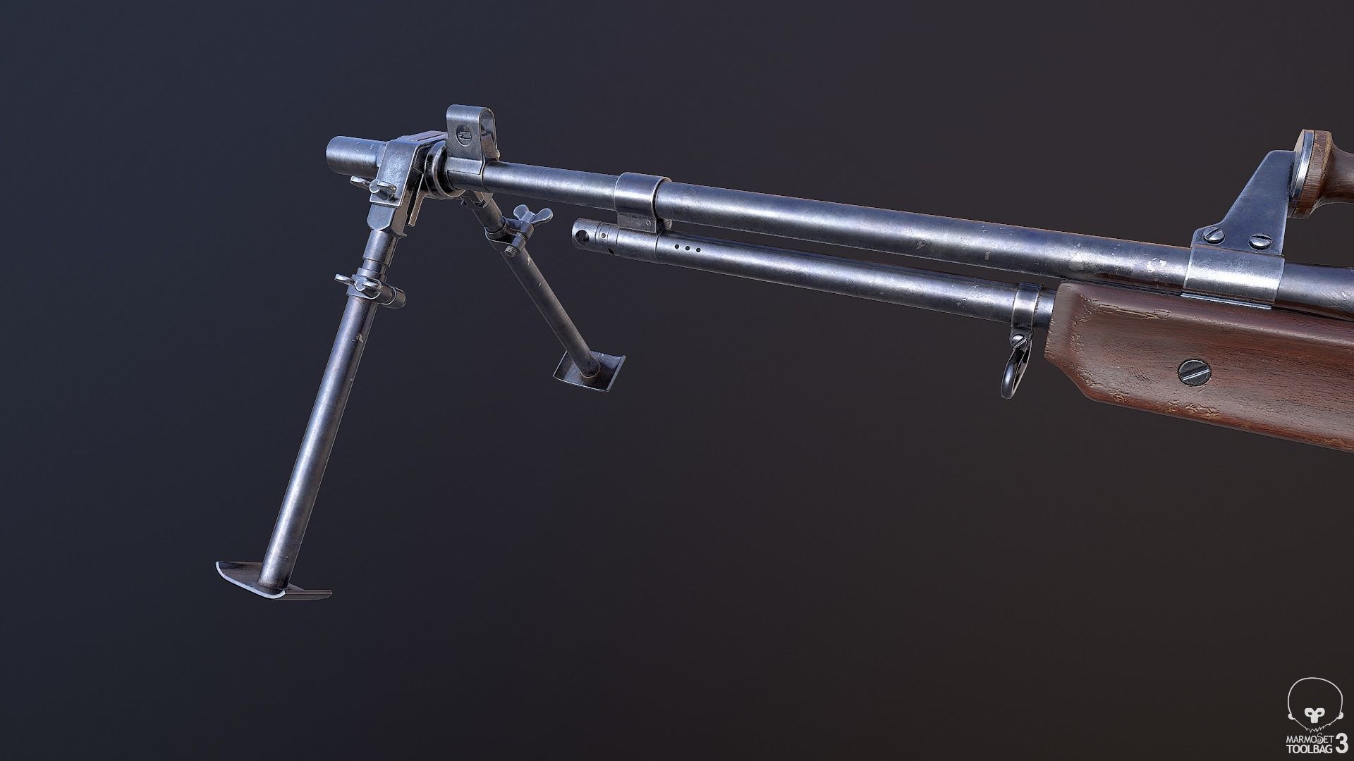 3D model M1918A2 VR / AR / low-poly | CGTrader