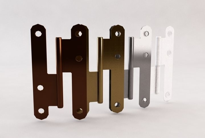 Door Hinges 3D asset rigged | CGTrader