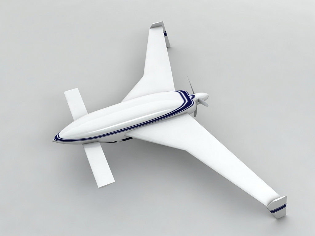 3D model Velocity Aircraft VR / AR / low-poly | CGTrader