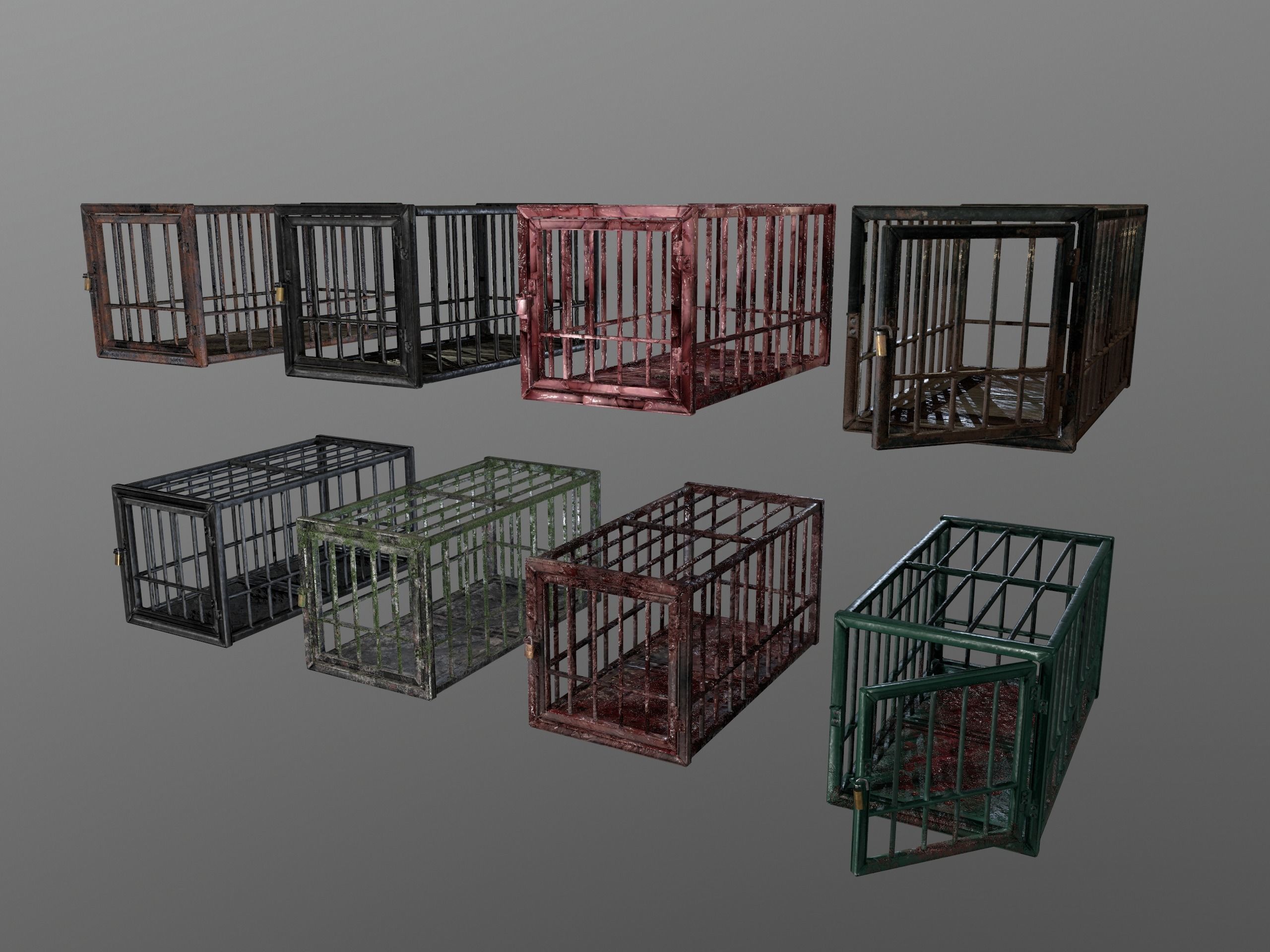 3D model Animal Cage VR / AR / low-poly | CGTrader