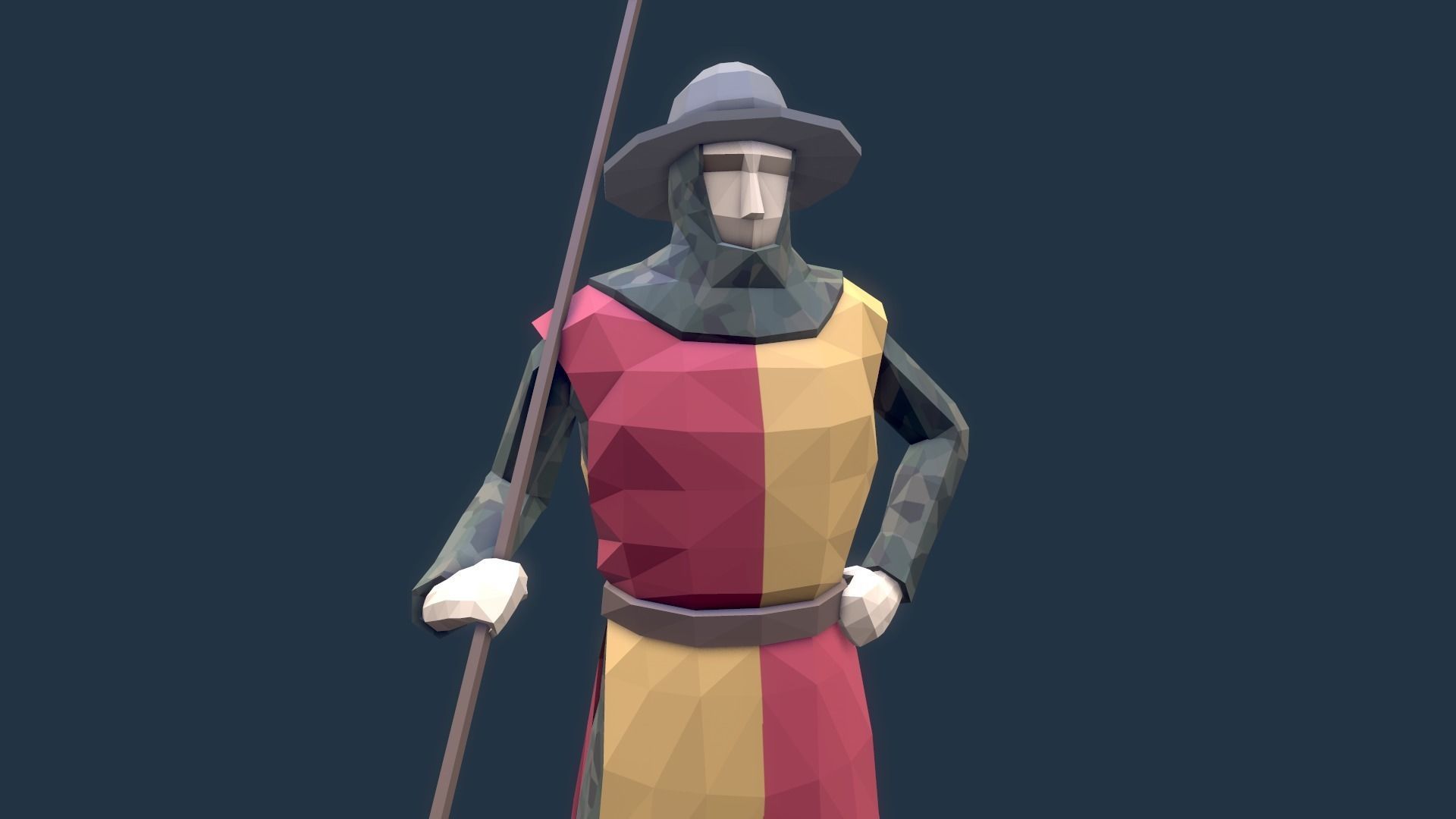 3D model Stylized Medieval Characters VR / AR / low-poly | CGTrader
